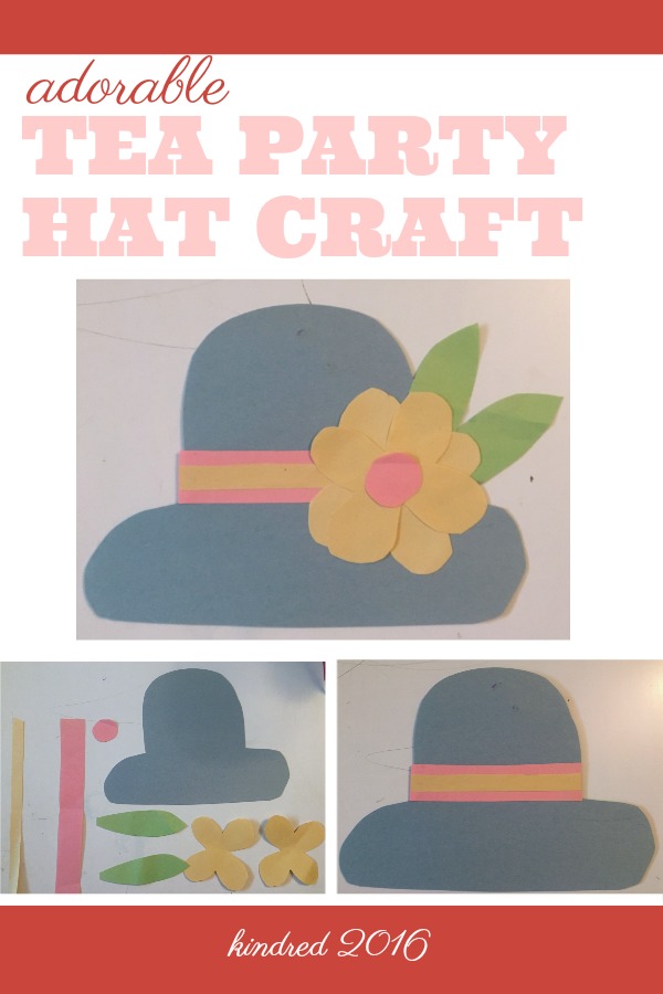 Kids Craft: Tea Party Hat – Kindred Inspiration