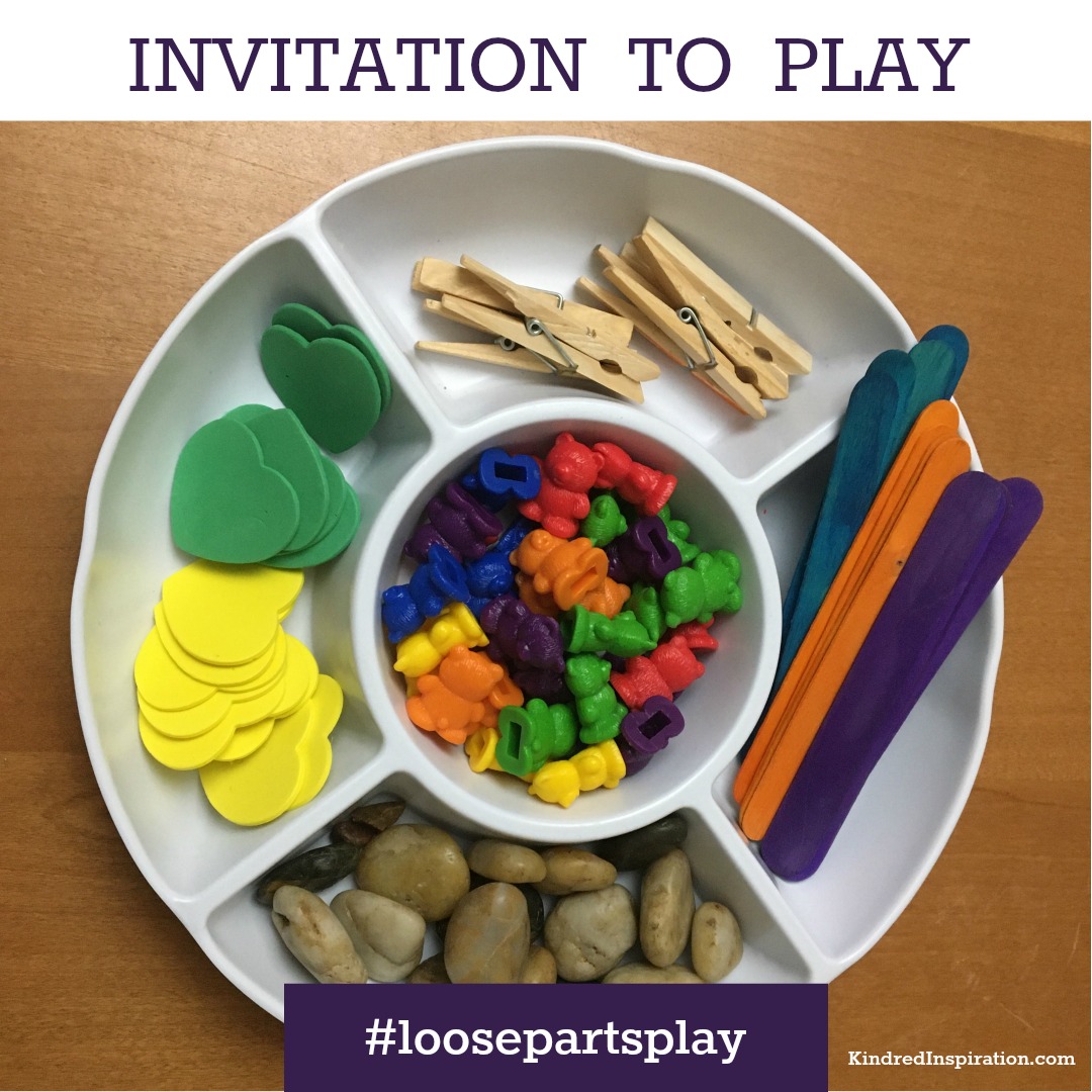 Let’s Make Patterns: Loose Parts Invitation to Play Activity – Kindred ...