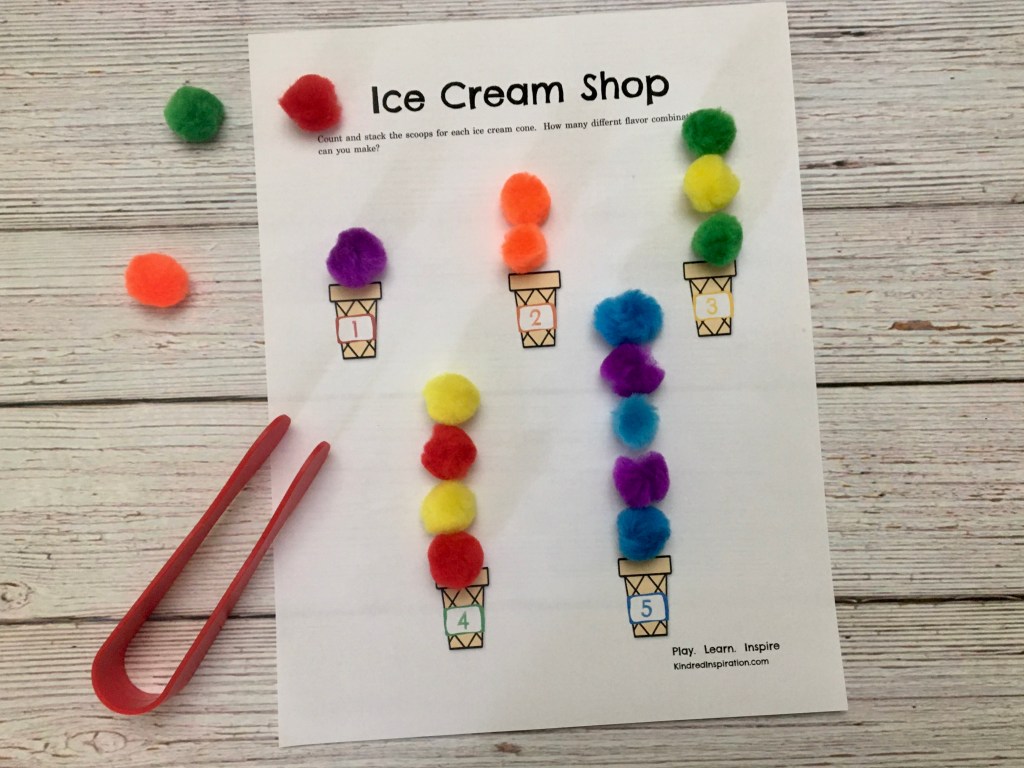 Pom Pom Printable Toddler Activity Pack – Kindred Inspiration