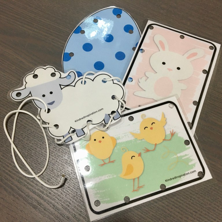 Free Printable: Easter Lacing Cards and Play Dough Mats – Kindred ...